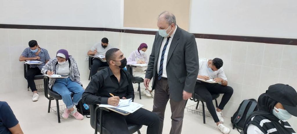 The President of Bani Sweif Technological University continues to check ...